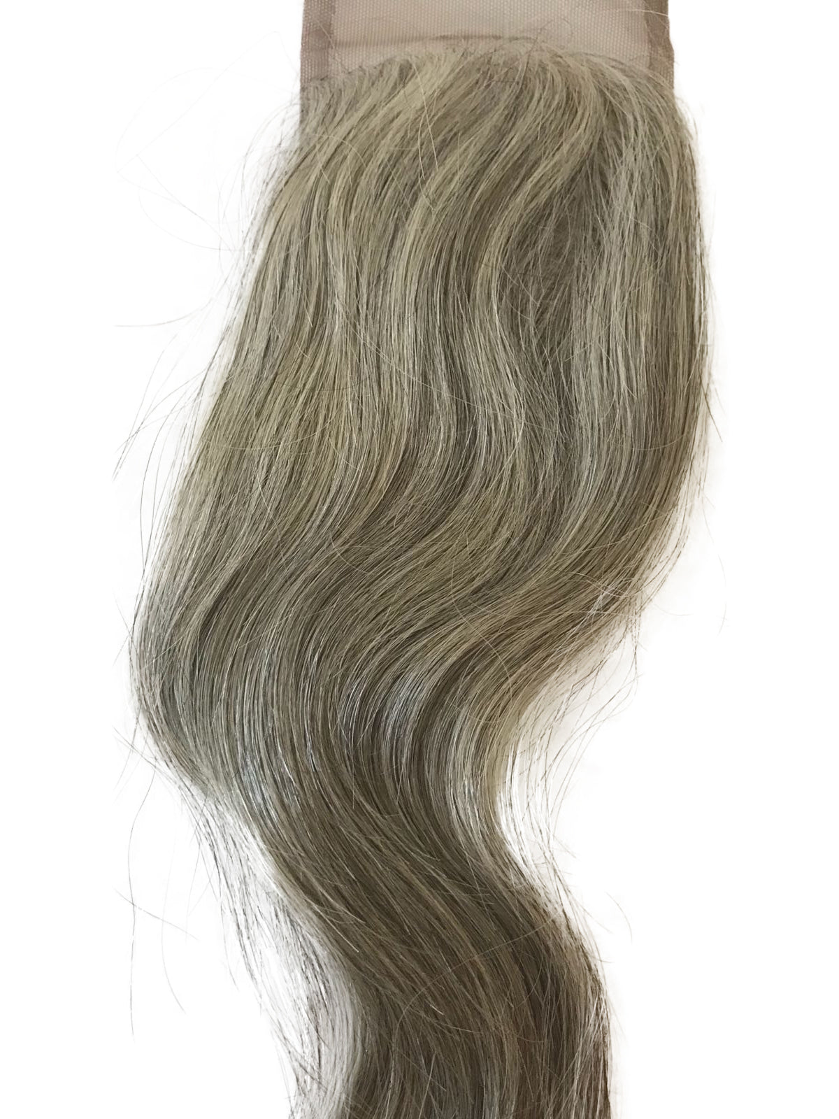 Grey/Gray Human Hair Closure | Salt & Pepper Lace Closure by Prarvi ...