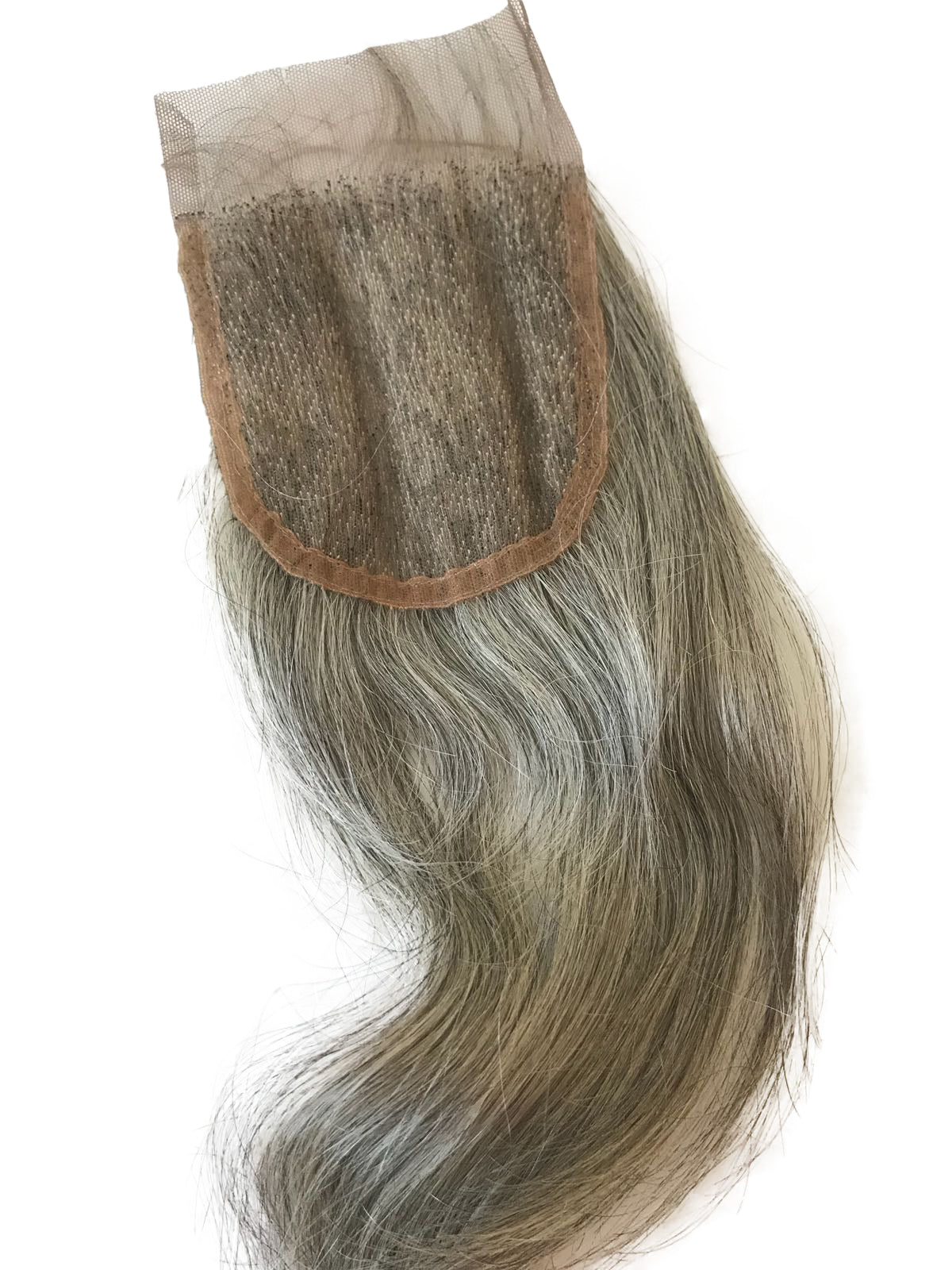Grey/Gray Human Hair Closure | Salt & Pepper Lace Closure by Prarvi ...
